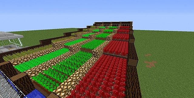 Semi-Auto Farm Minecraft Map