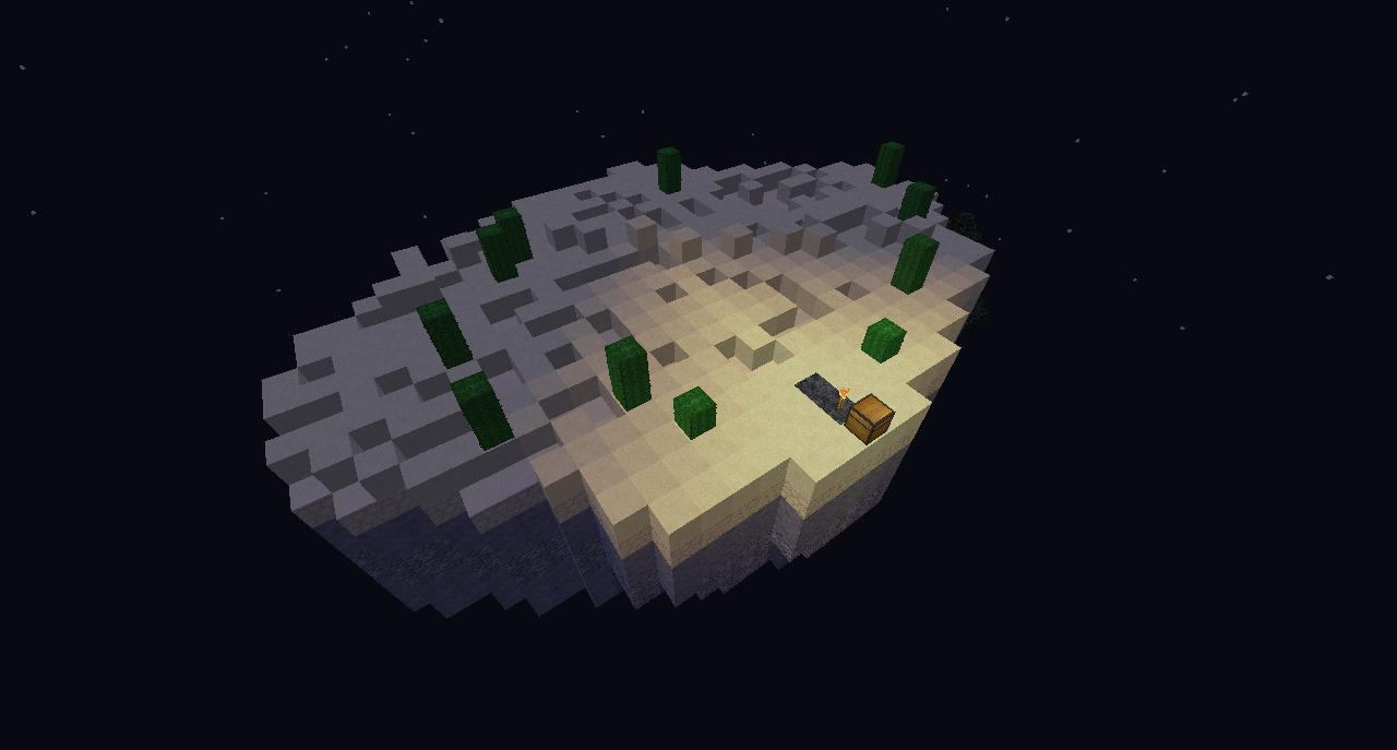 Epic Survival map: SKYBLOCK 2 DESERT ISLAND Minecraft Map