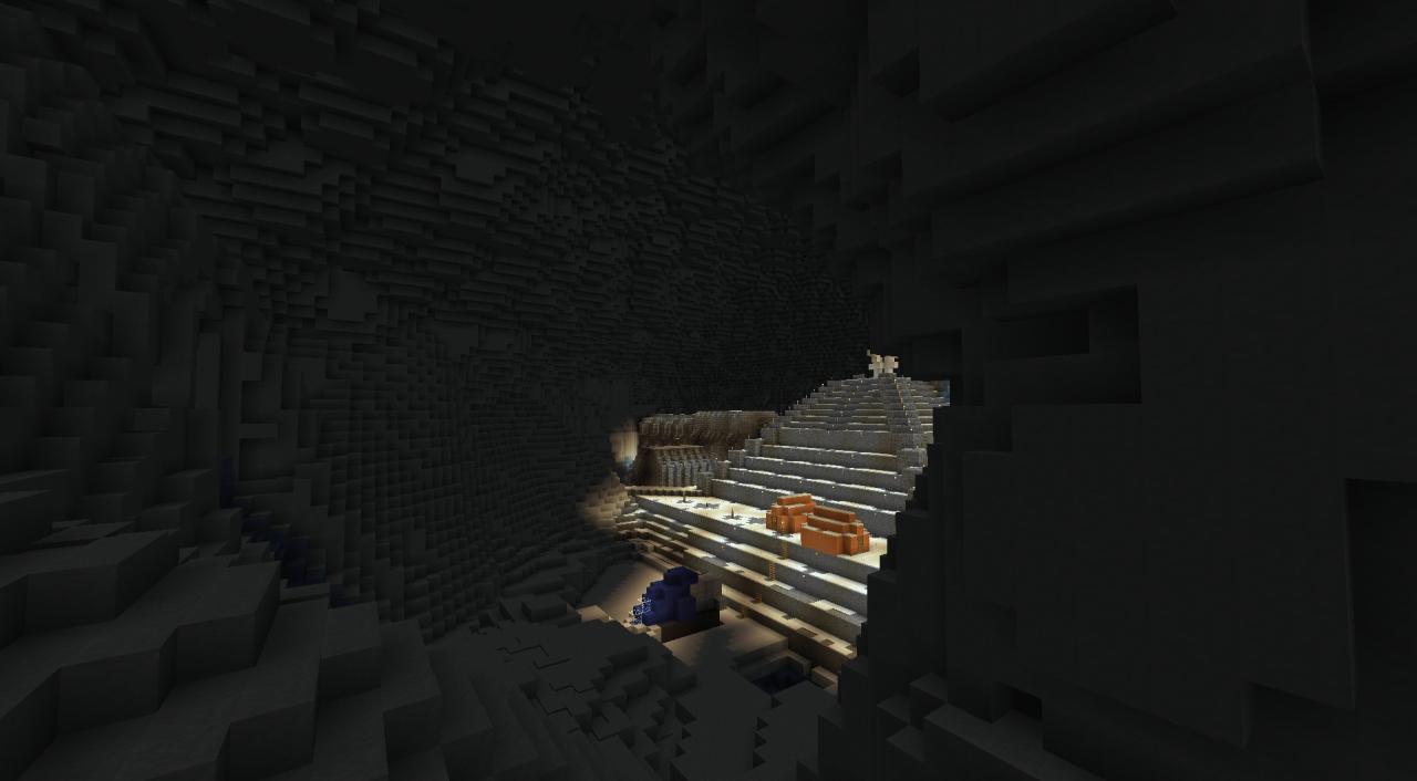 Working Aliens vs. Predator Pyramid (AVP pyramid) Minecraft Map