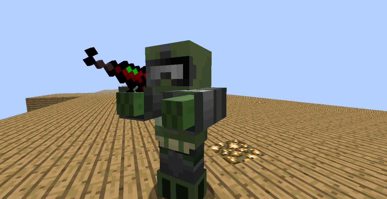 Zombies Map Insipred by f3rrulo14 and his gun mod Minecraft Map