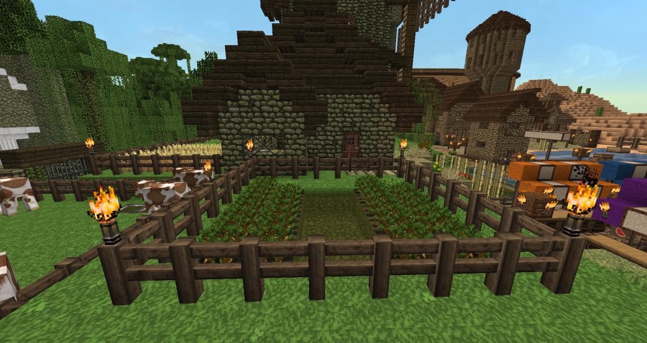 Medieval farm Minecraft Map