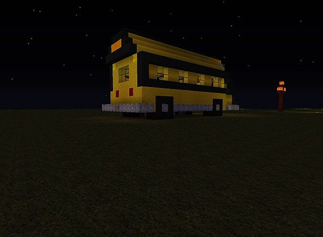 Gelber Bus - Yellow Bus Minecraft Map