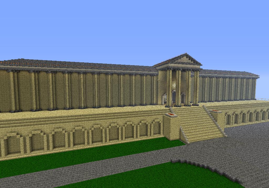 The Temple of Elagabelium & The Temple of the Divine Claudius Minecraft Map