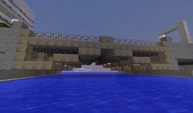 The Bridge Street DrawBridge -Greenfield Minecraft Map