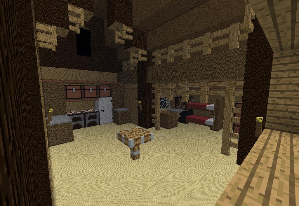 Basic House :: 4096 times original size Minecraft Map