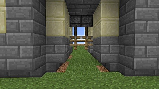 Working Castle Gates Minecraft Map