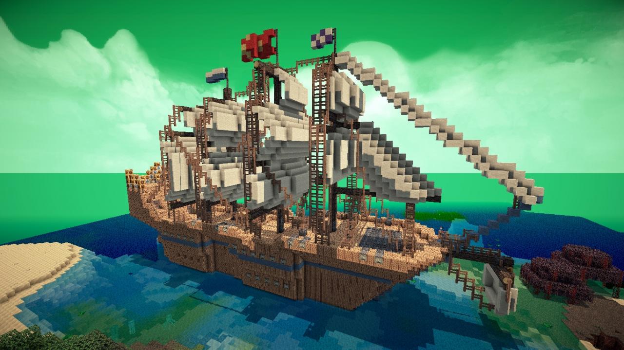 Emperors Crown-Imperial Galleon Minecraft Map