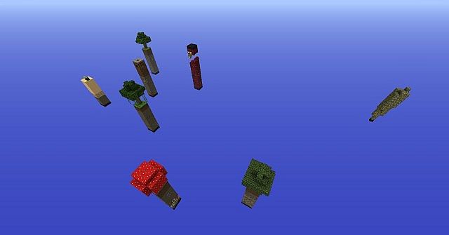 Sky Pillar Survival Minecraft Map