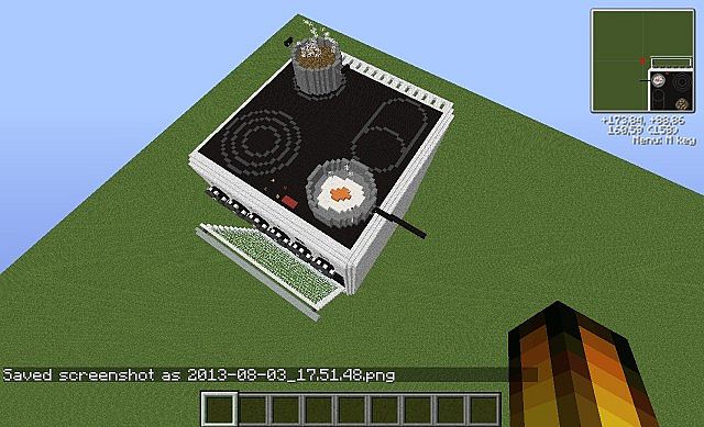 electric stove as piston house + Download Minecraft Project