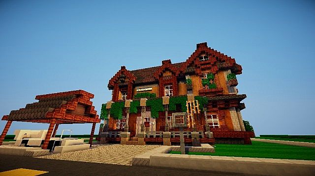Rich Oak - Craftsman Home Minecraft Map