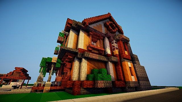 Rich Oak - Craftsman Home Minecraft Map