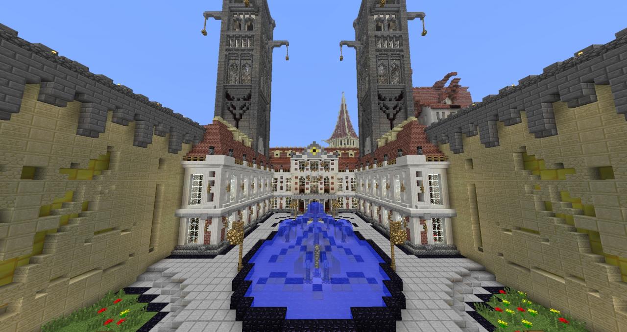[MegaBuild] Kings Castle OVER 200K BLOCKS!!! Minecraft Map