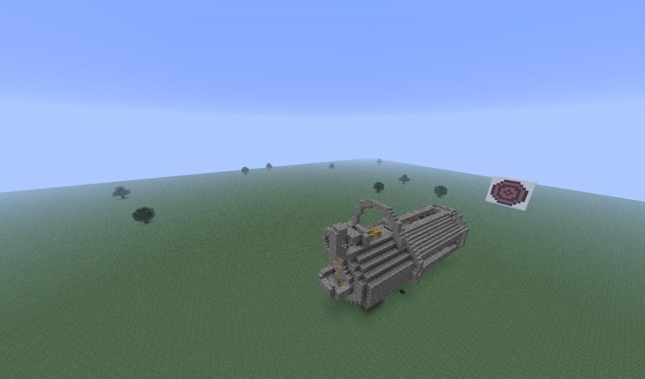Working MiniGun Minecraft Map