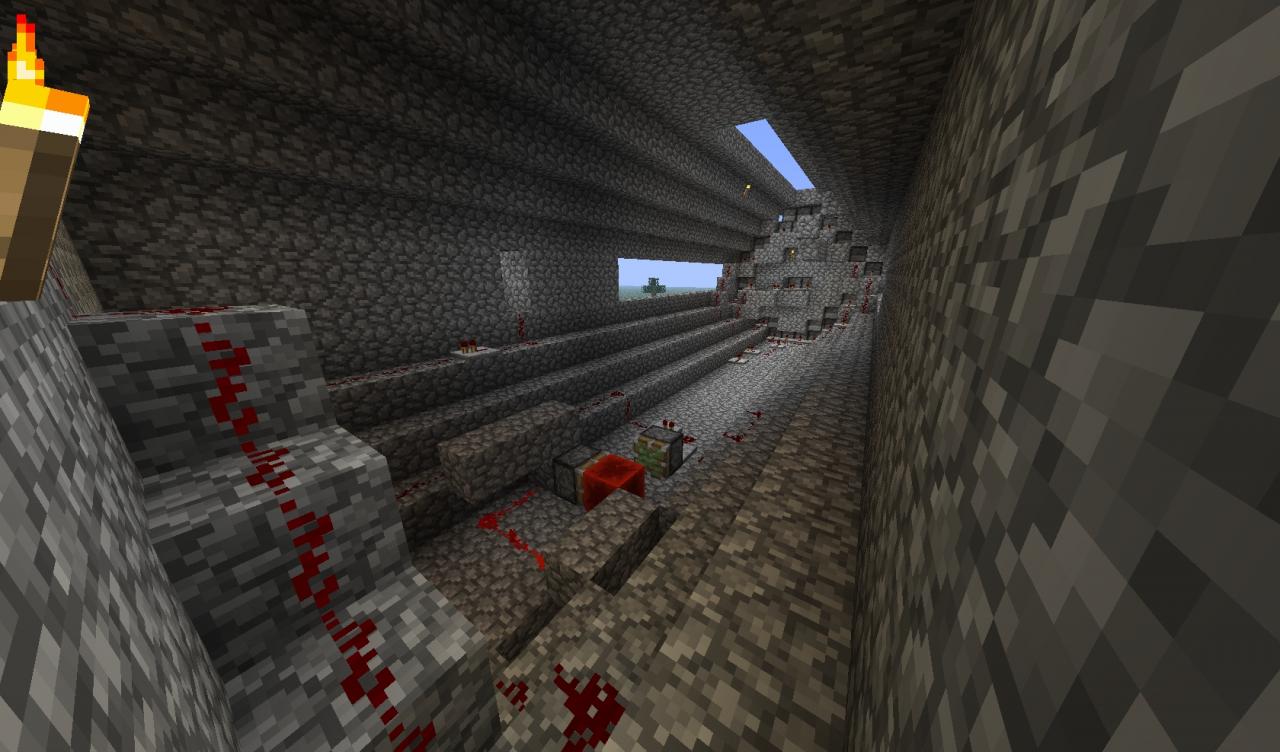 Working minigun Minecraft Map