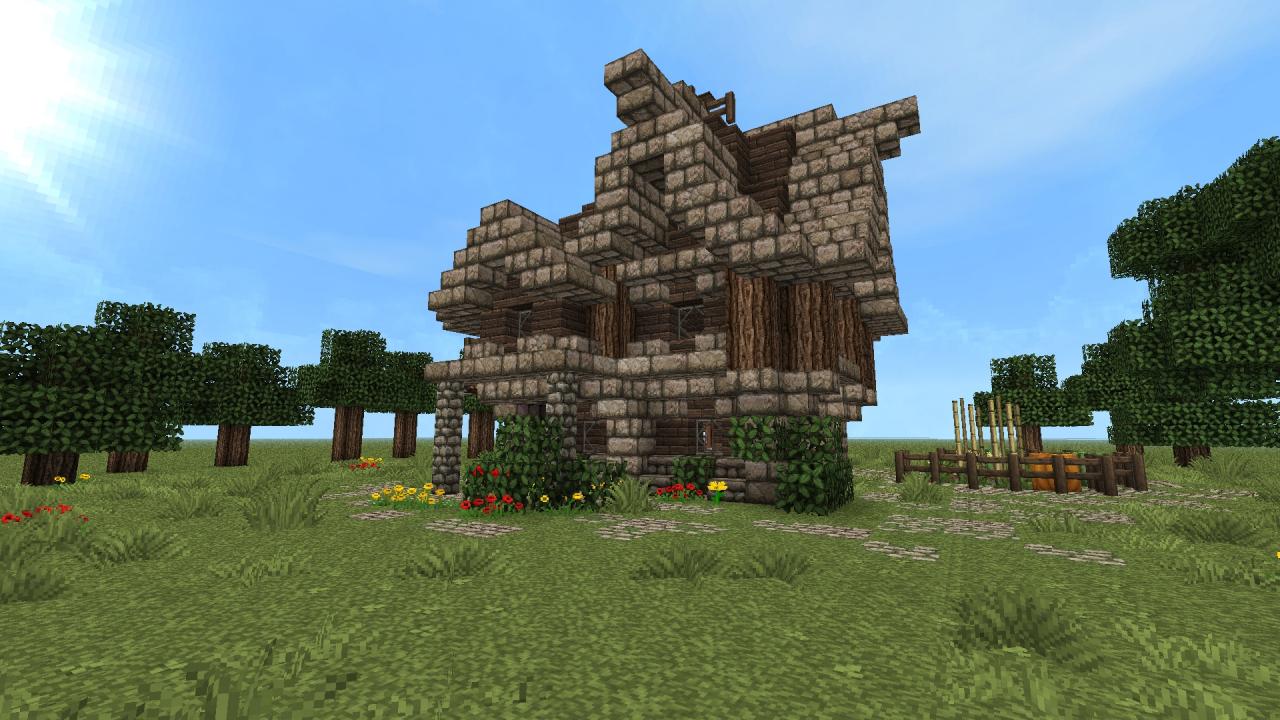 Small Two-Story House Minecraft Map