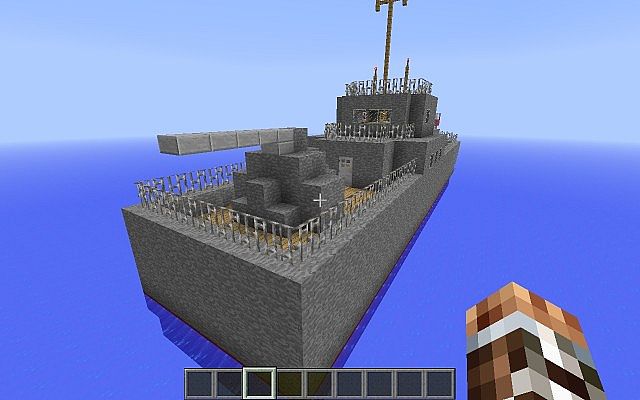 Small Warship More Pictures! Minecraft Project