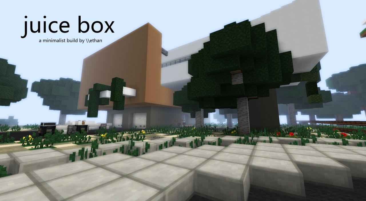 || Juice Box | a minimalist build by \\ethan Minecraft Map