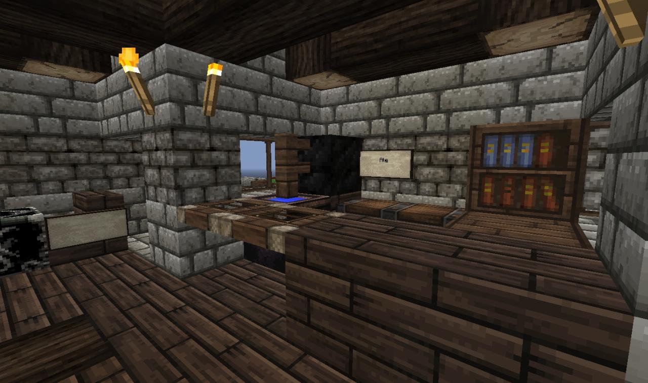 Muskybeard's Medieval Shop Minecraft Map