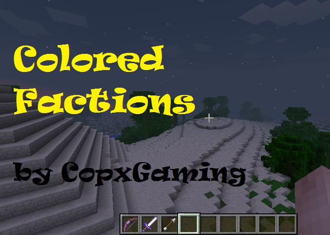 Colored Factions , By CopxGaming Minecraft Map