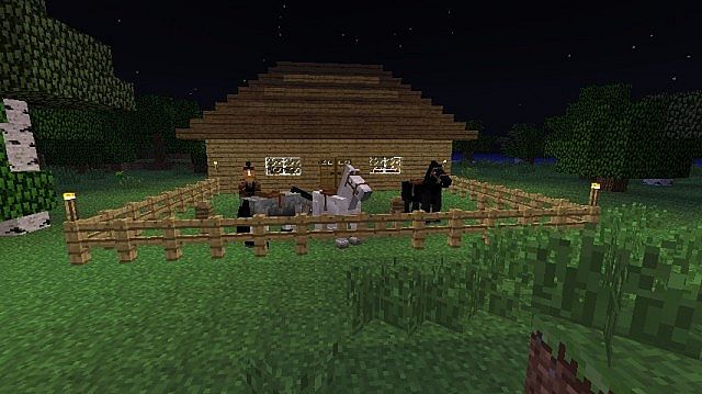 Farm (Tamed Horses Minecraft Map