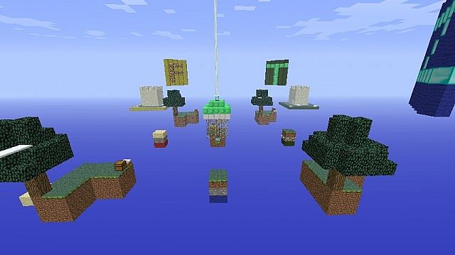 Mini SkyBlock wars map! (With teams) Minecraft Map