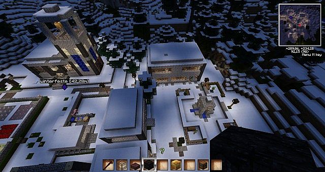 frozen valley Minecraft Map