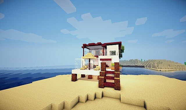 Ocean Waves & Sun Rays Minecraft Map