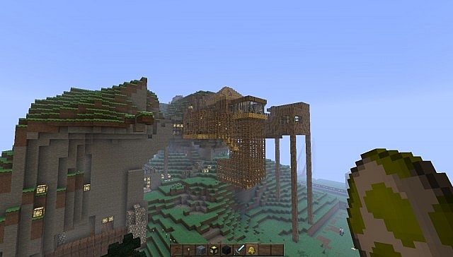 Insane 3+ Player Survival/Free-Build Mountain Map Minecraft Map