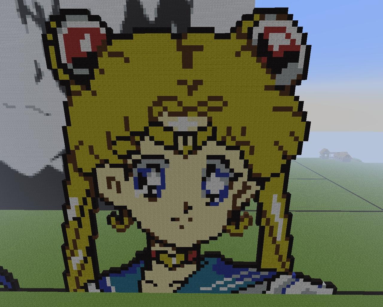 Sailor Moon Bust Minecraft Map