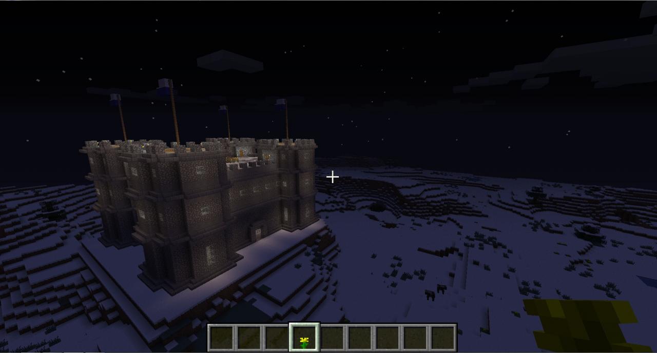 Snow castle Minecraft Map