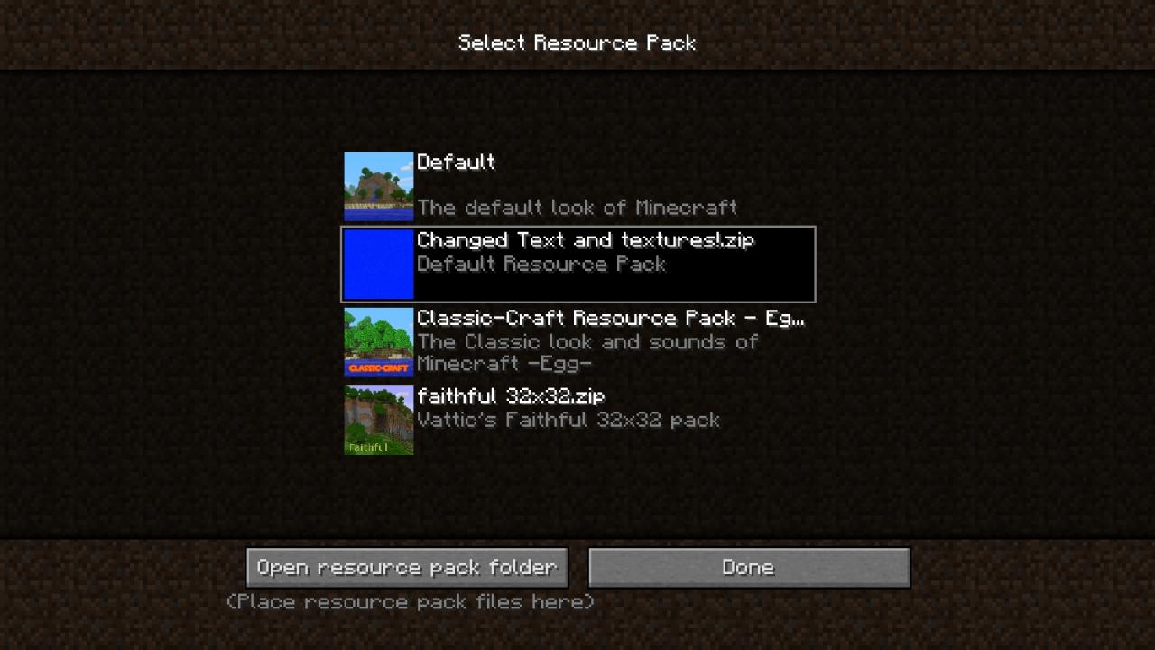 Improved text and textures Minecraft Texture Pack