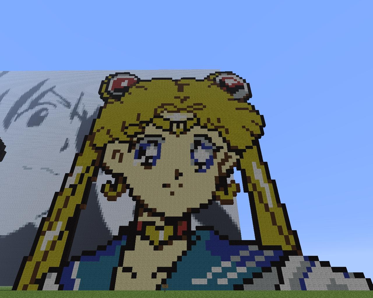 Sailor Moon Bust Minecraft Map