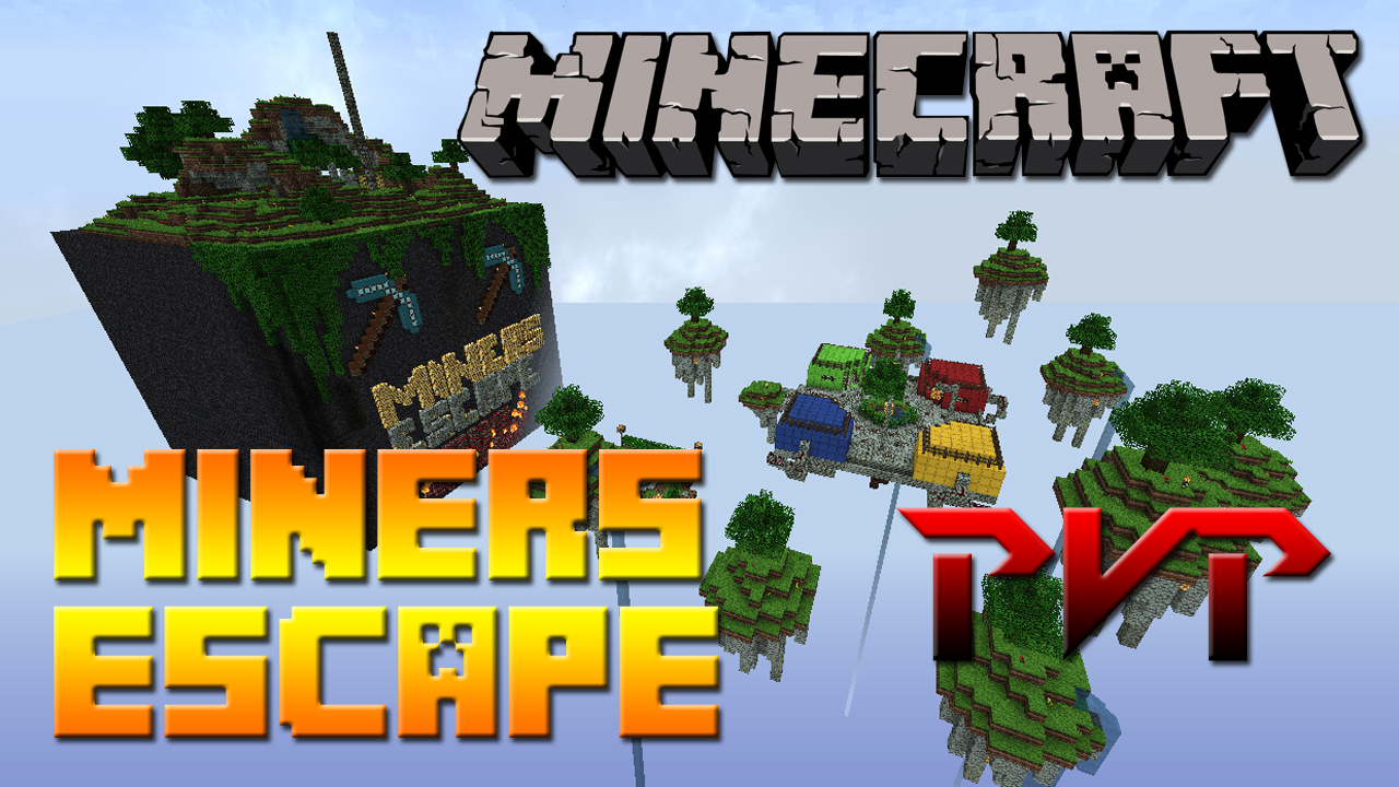 Miners Escape | PVP [SURV/PVP] Custom Map By SKIGZ Minecraft Map