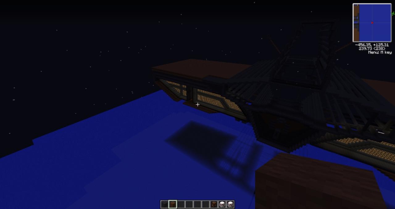 Stargate Aurora Class Battleship Minecraft Map