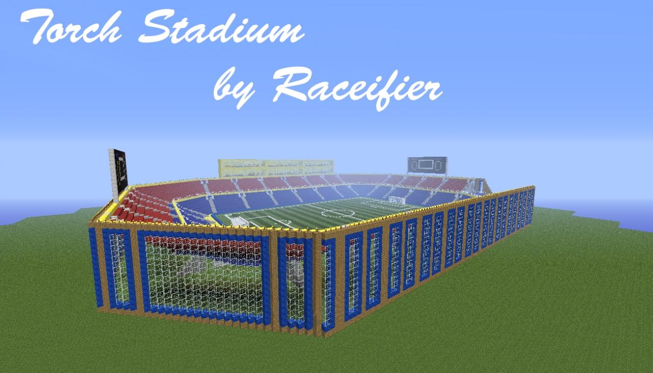 Torch Stadium- Minecraft Soccer Stadium Minecraft Map