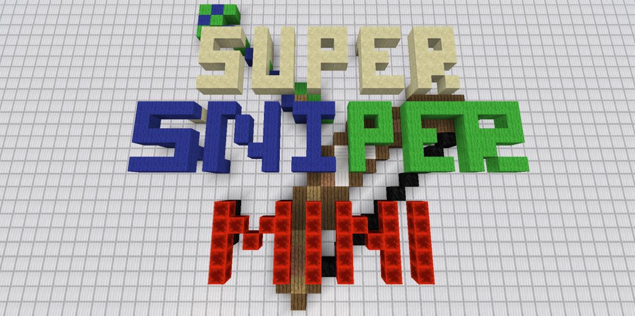 Super Sniper: Multiplayer Mini-game [Version 1.1] Minecraft Map