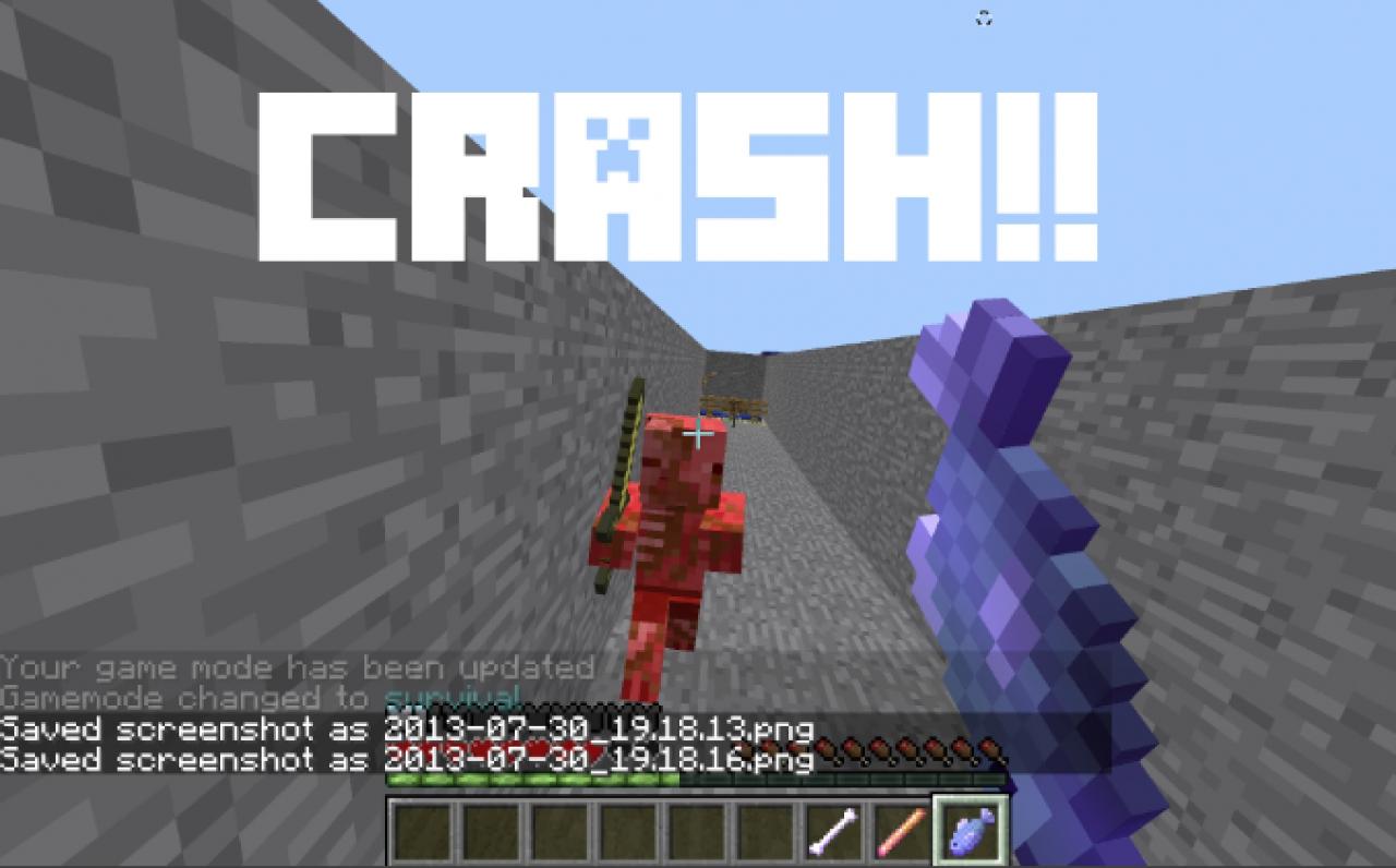 CRASH!!!! Minecraft Map