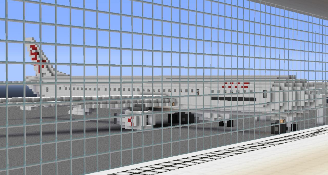 Airbus A330-343 (Dragonair) Minecraft Map