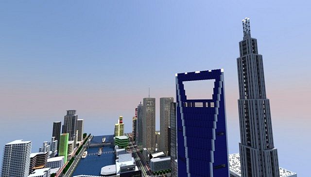 Shanghai World Financial Centre Minecraft Map