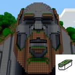 The temple of Notch... and a Minecache Minecraft Map