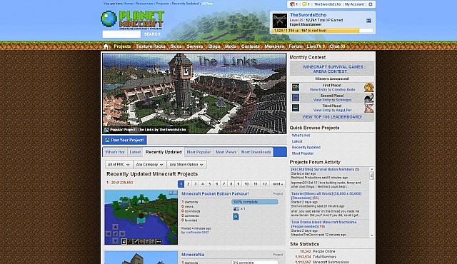 The Links Minecraft Map