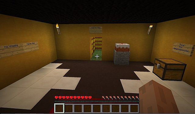 maze mini game Minecraft Map