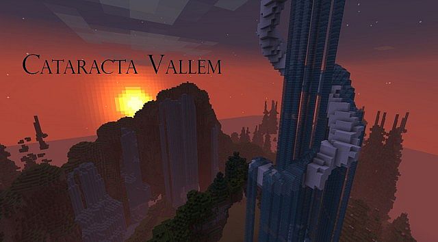 Cataracta Vallem - Waterfall Valley. Minecraft Map