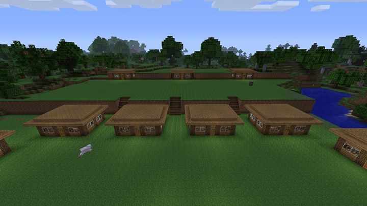 My Mansion with loads of chinese huts (xbox 360) Minecraft Map