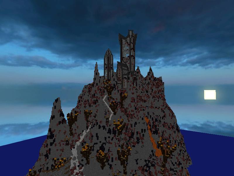 Wizard Azaroths evil Island Tower Minecraft Map