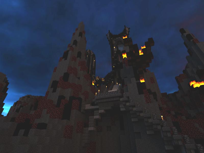 Wizard Azaroths evil Island Tower Minecraft Map