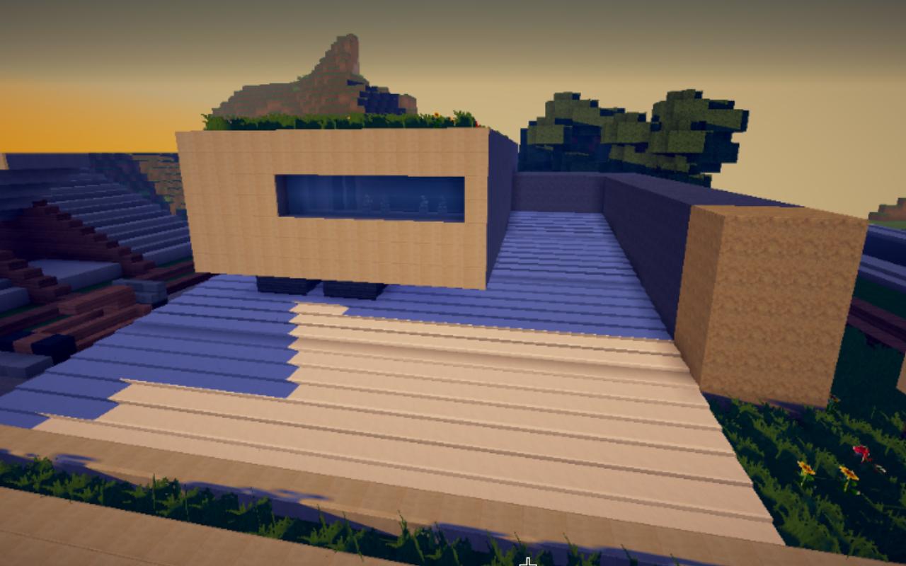 Nebula Modern House | EPIC HOUSE | CLICK 4 DIAMOND Minecraft Map