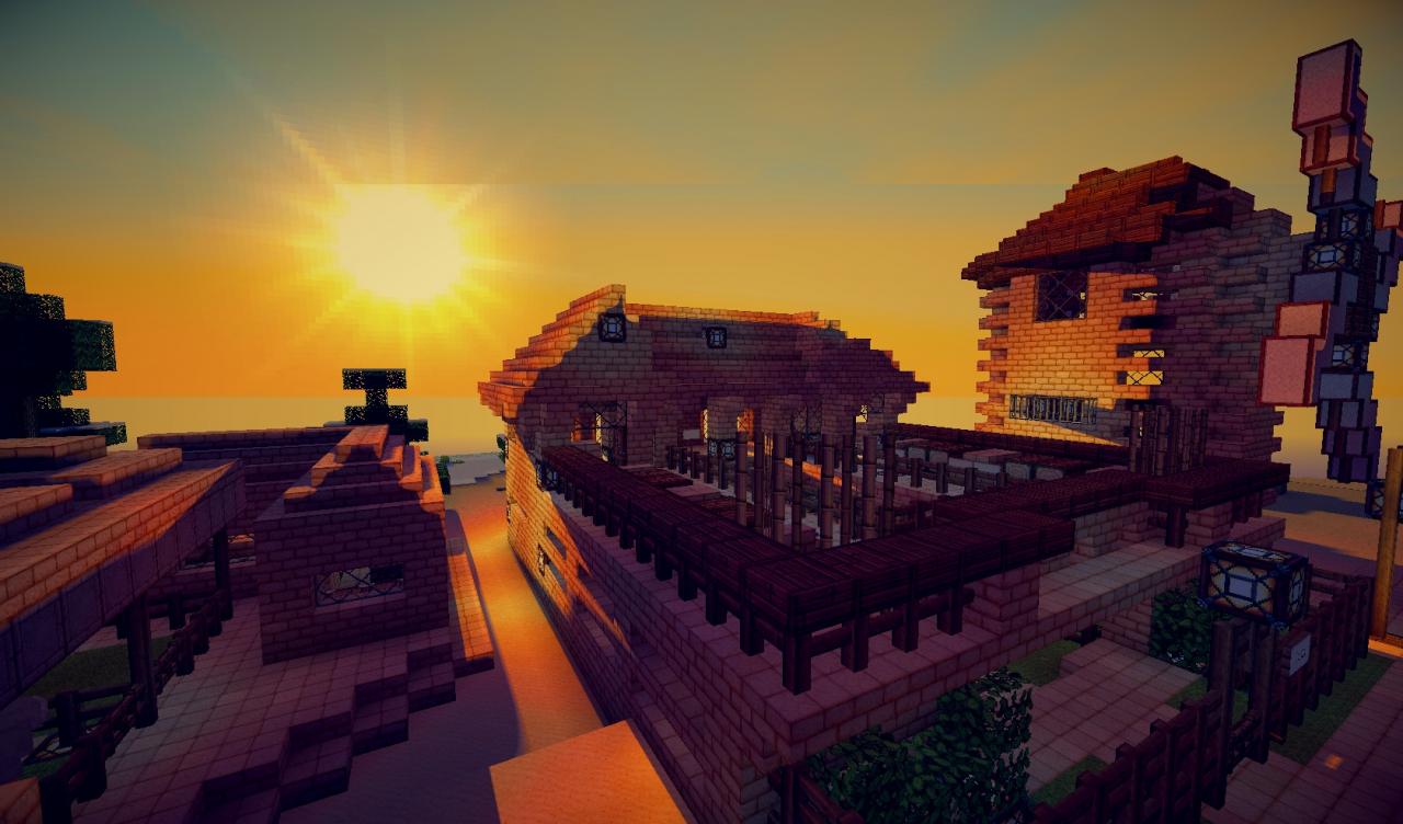 Sand Village! Finished 1.6.2 (late re-upload) Minecraft Map