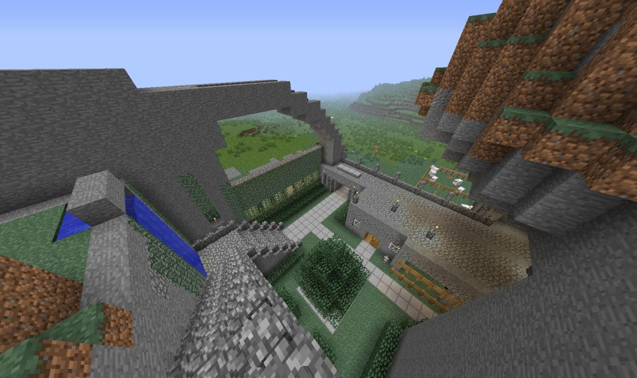 Fort on a hill Minecraft Map
