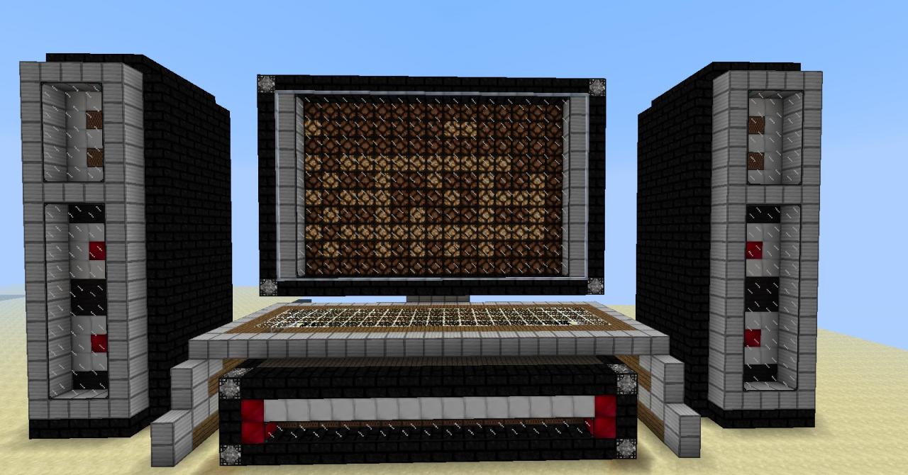 T.V With Noteblock Speakers(Video/Download) Minecraft Map